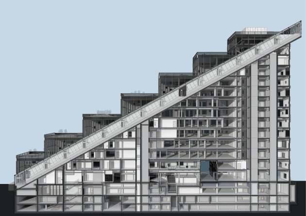 inclined elevator | Digital story of an architect